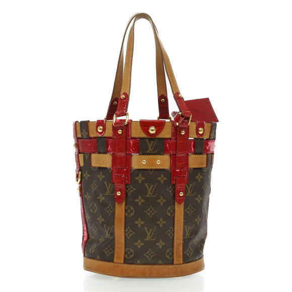 Louis Vuitton | Bags | Louis Vuitton Monogram Neo Bucket Tote Bag Red ...
